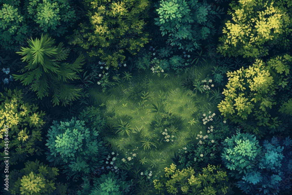 pixel map forest in the game. Pixelated forest for game map. pixelated ...