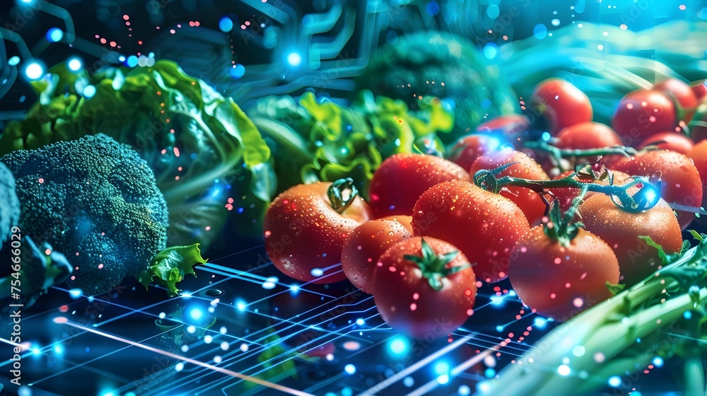 Artificial Intelligence Driving Food Production Technology, To visually ...