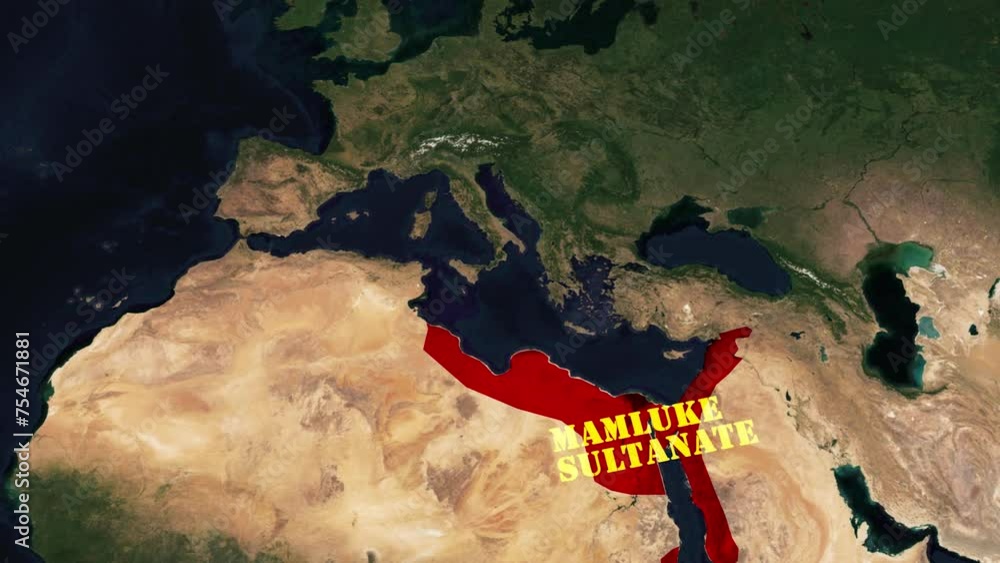 Map of the Mamluke Sultanate around 1500 AD.Mamluke Sultanate map ...
