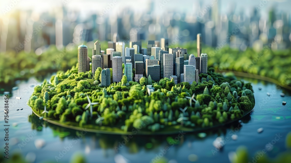 Foundation of Change, Depict the building blocks of sustainable ...