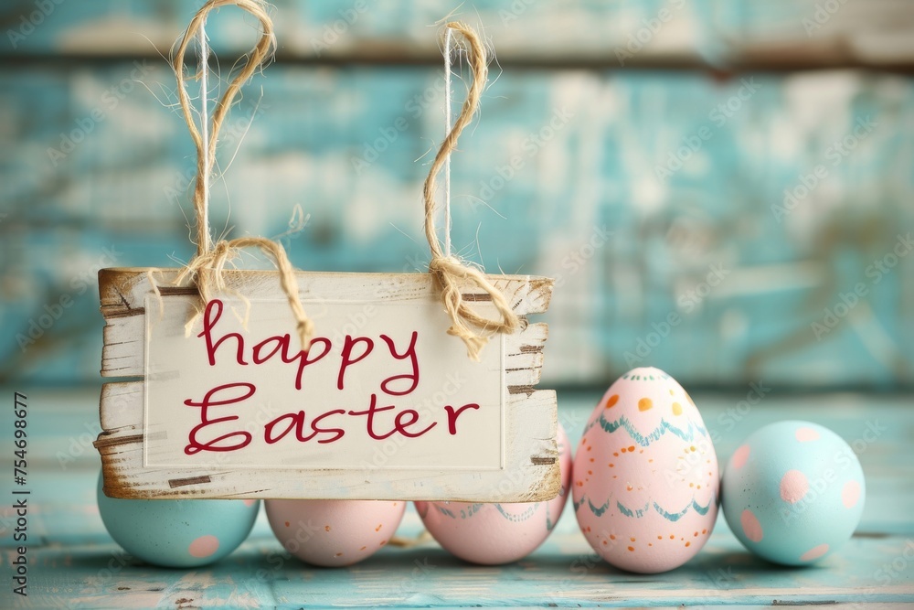 Colorful Easter Egg Basket Flowers. Happy easter easter spirit bunny ...
