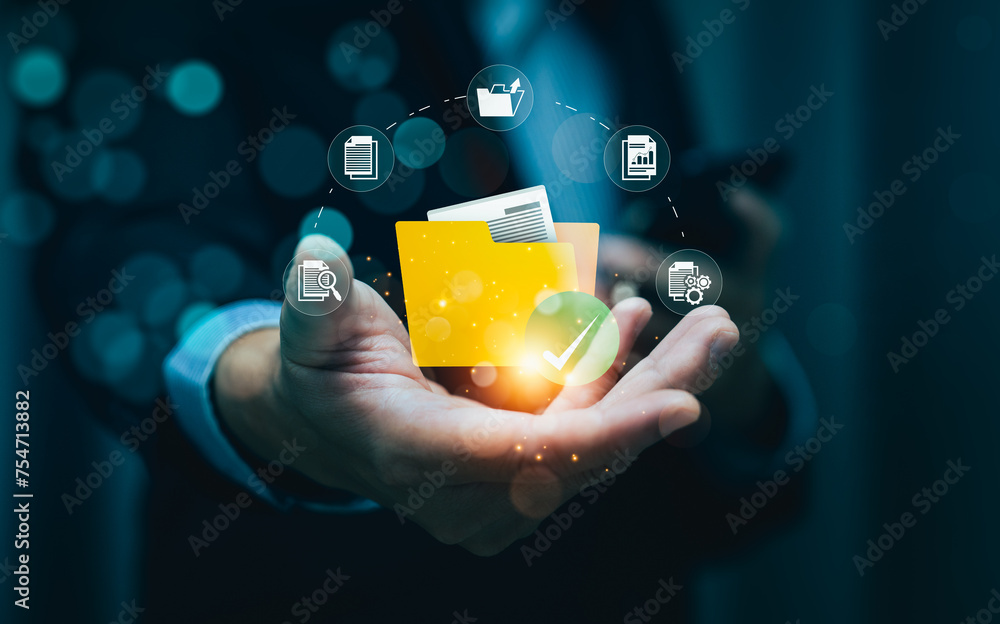 Document management system concept, software system for managing ...