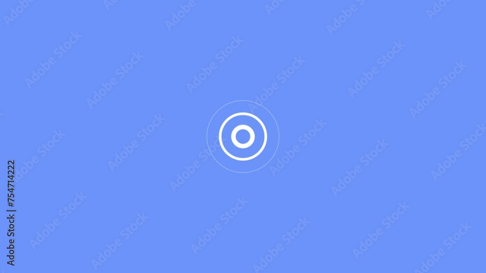 Radio wave, animated electric wave looping background. Radio wave ...