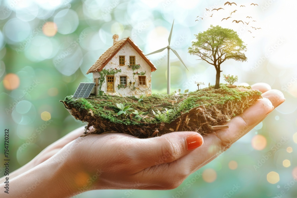 Smart Home Incident Reporting EV Wallbox & Recycling programs. Renewable Green Energy Green home ...