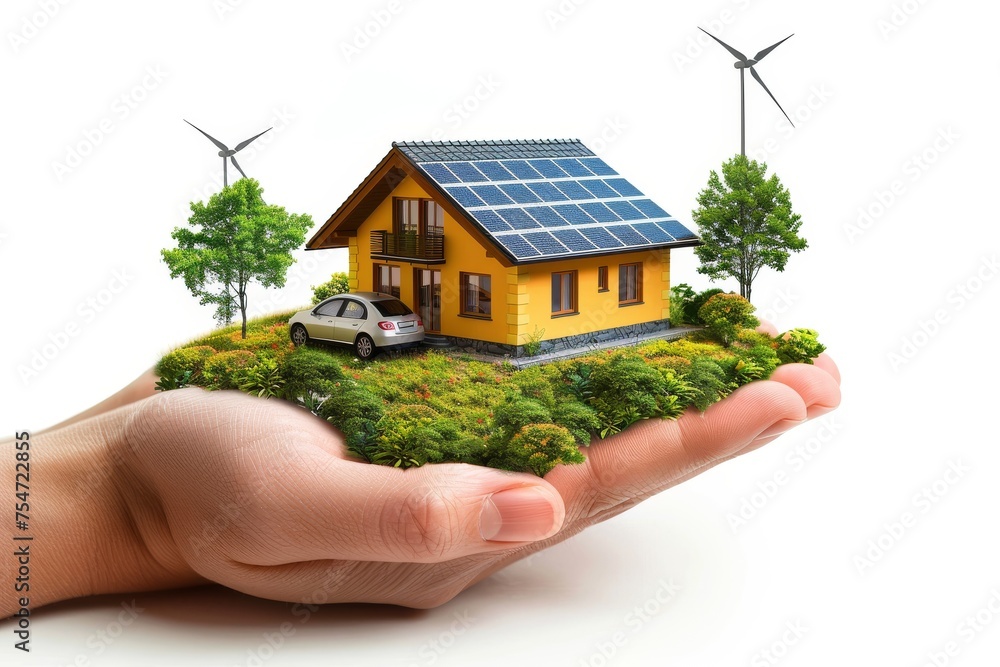 Smart Home Smart cities EV Electric Car Wallbox & Public transportation ...