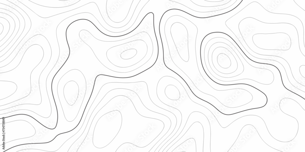 Modern Topographic map background geographic line map with elevation ...