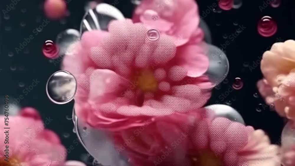 Metamorphosis, perfect change, transformation of white flowers ... Metamorphosis, perfect change, transformation of white flowers ...