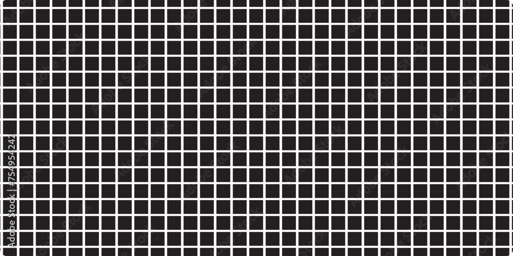 Horizontal and vertical black squares aligned Hand drawn Straight ...