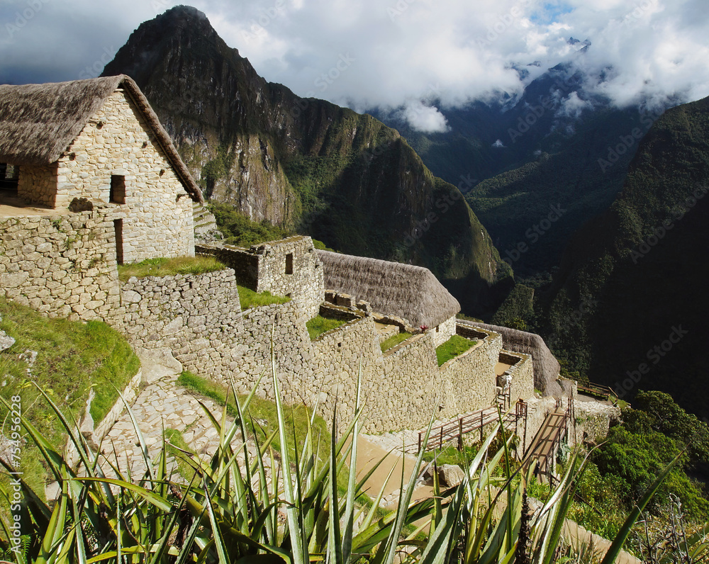 Overview of the characteristic stone houses in the famous 15th century ...
