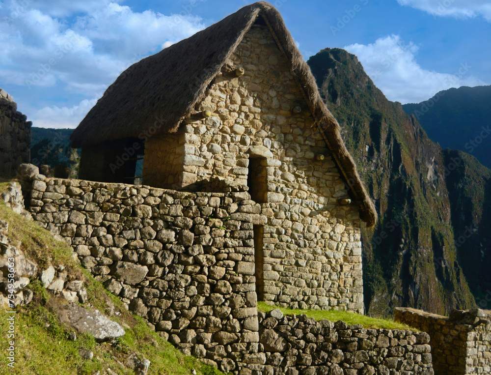 Overview of the characteristic stone houses in the famous 15th century ...