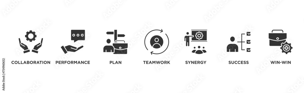 Outplacement banner web icon vector illustration concept with icon of ...