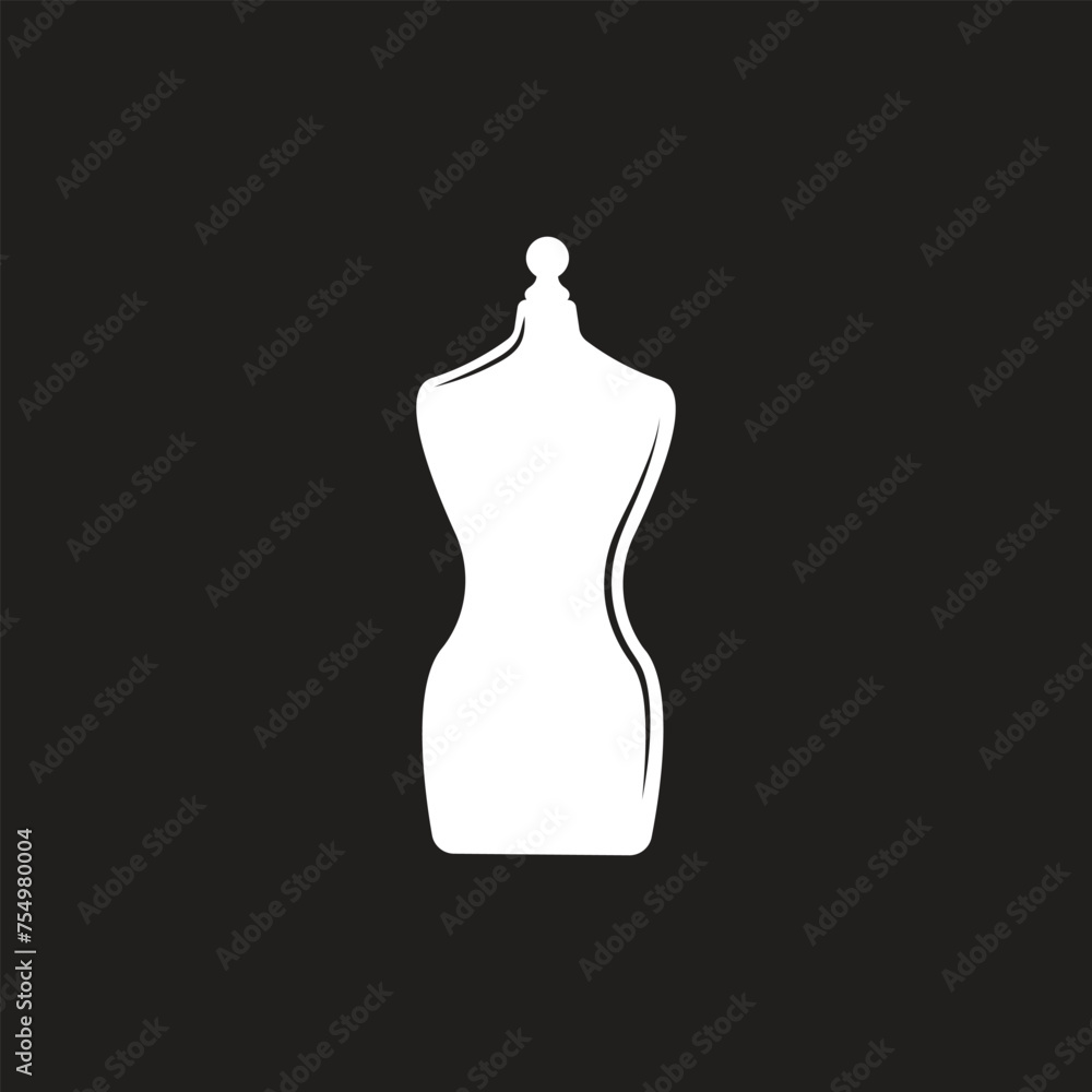 Tailors mannequins set. Sewing dummies, women torso, body for fashion ...