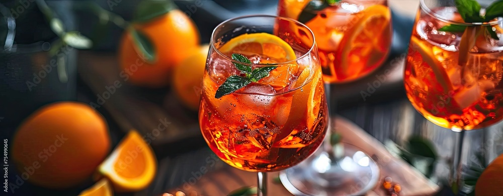aperol spritz, web banner format, Stock Photo | Adobe Stock