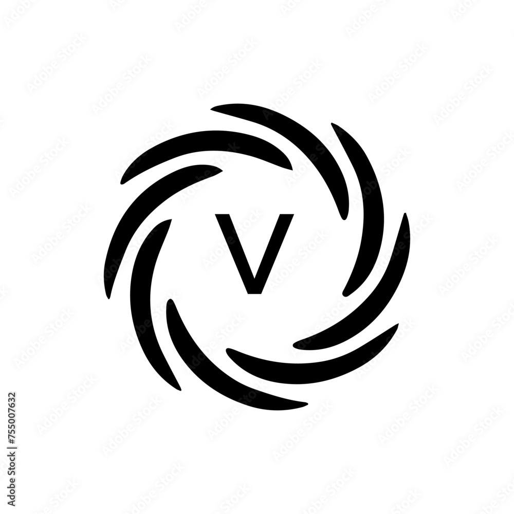 V logo design template vector. V Business abstract connection vector ... V logo design template vector. V Business abstract connection vector ...