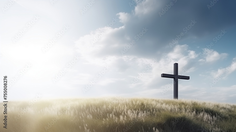 Holy cross symbolizing the death and resurrection of Jesus Christ ...