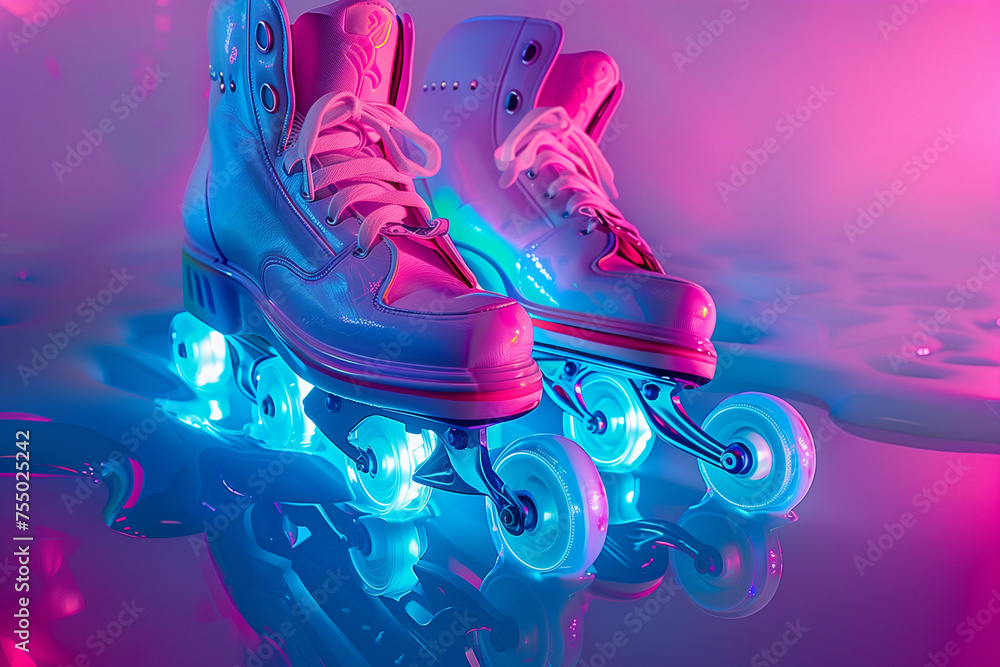 Rolling in Style: Retro Wave Roller Skates for a Nostalgic Journey ...