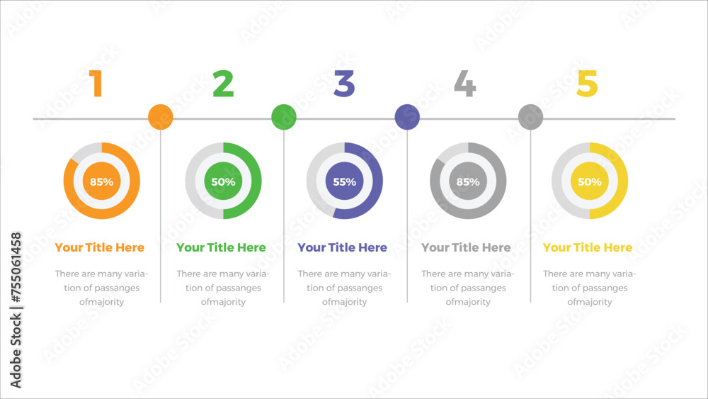 Percentage Data Pie Charts Set Editable Data Pie Charts Infographic Elements Pie Chart With