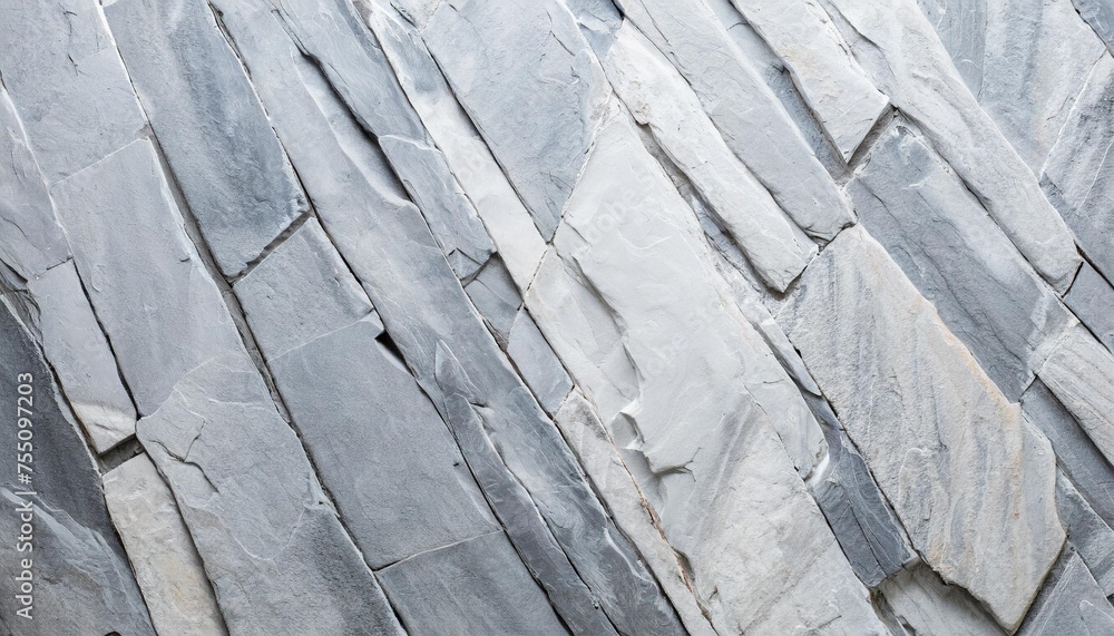 panoramic grey paint limestone texture background in white light seam ...