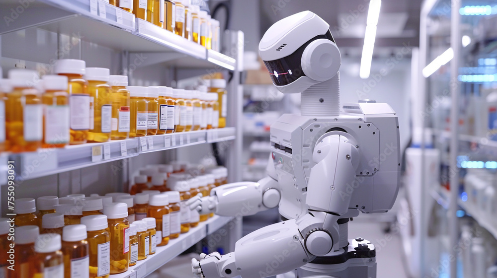 A robotic pharmacy dispensing medications with precision and accuracy ...