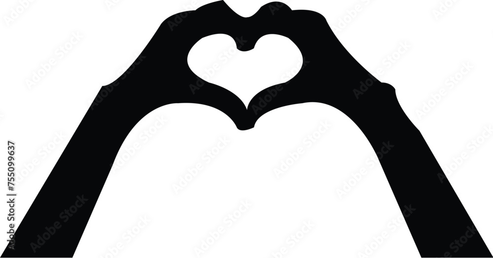 Heart Hands SVG files for Cricut and Silhouette Instant Download ...