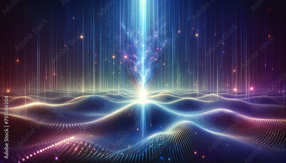 Serene digital transformation of tractor beam with pixelated particles ...