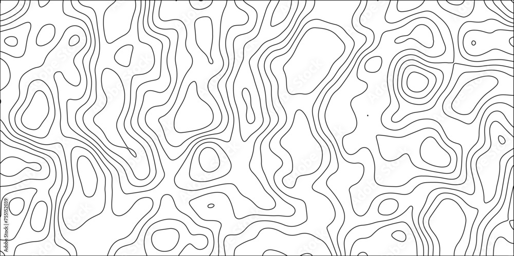 Contour map background. Geography scheme and terrain. Topography grid ...