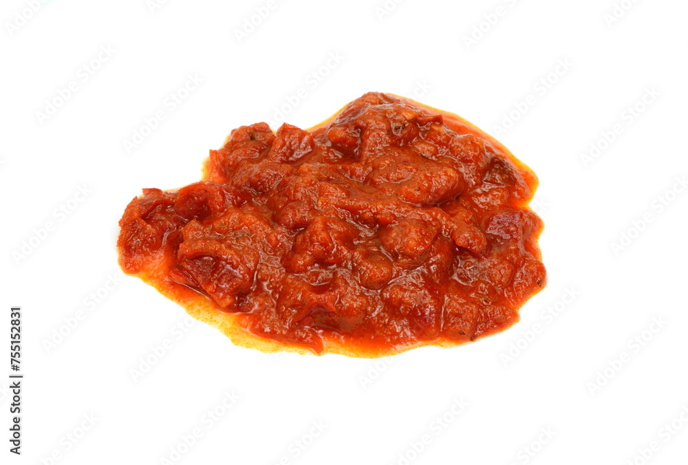 Hot Chili Paste Isolated. Spicy Gochujang, Red Chilli Pepper Sauce ...