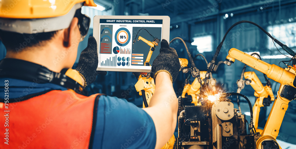 Xai Smart Industry Robot Arms For Digital Factory Production Technology Showing Automation