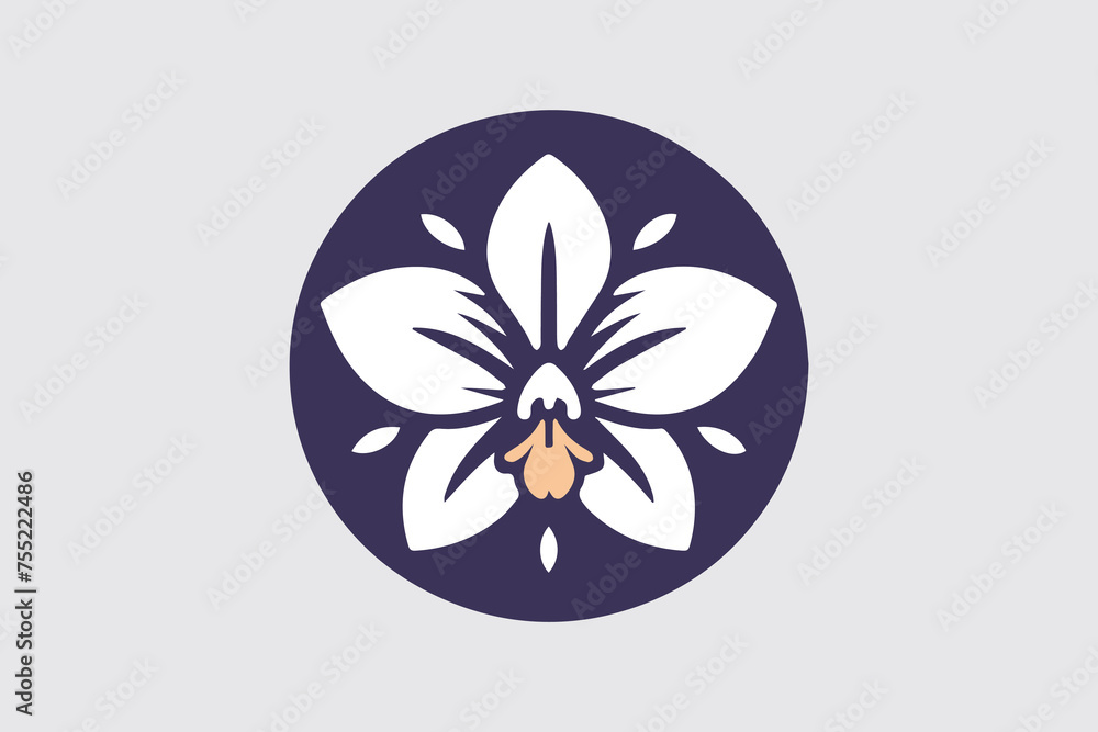 editable orchid logo is very suitable for company logos for women's ...