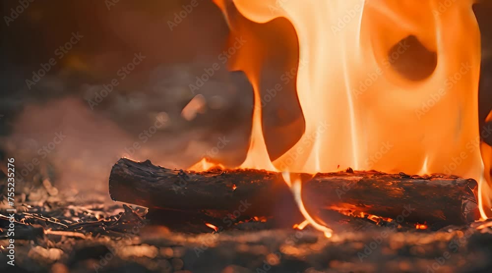 Slow motion fire concept Fire flame close up burning super Slow motion ...
