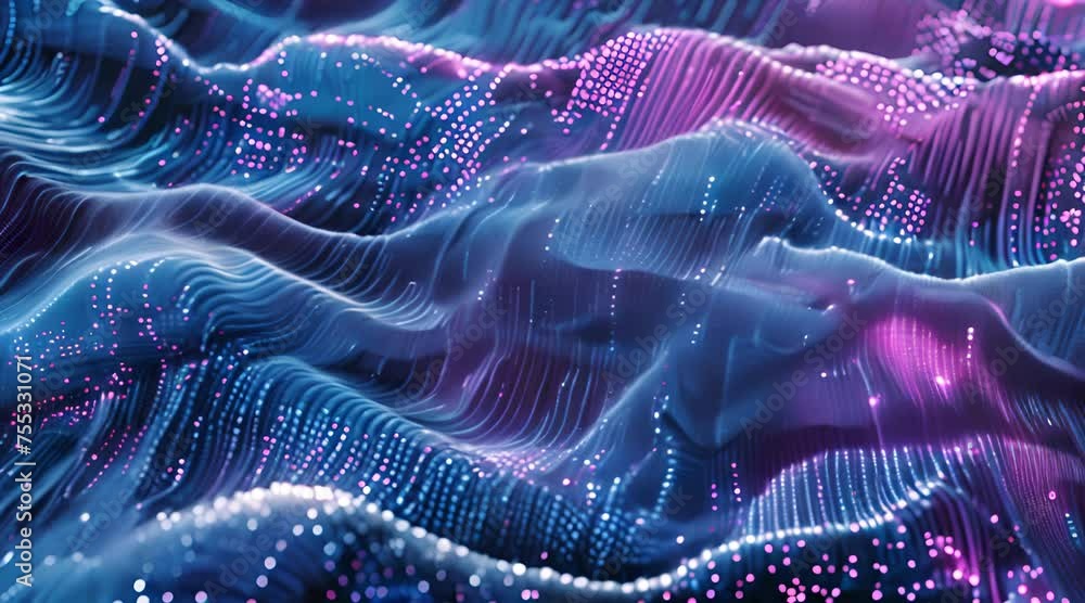 Technology-themed background with letters and angles lined up to form ...