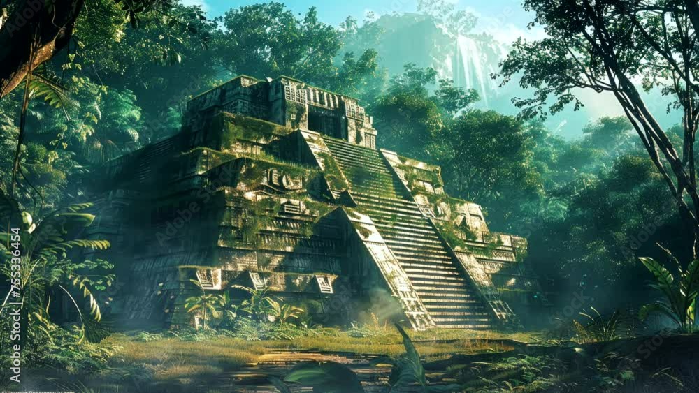 Vidéo Stock Wilderness Wonders: Unveiling the Mysteries of an Aztec ...