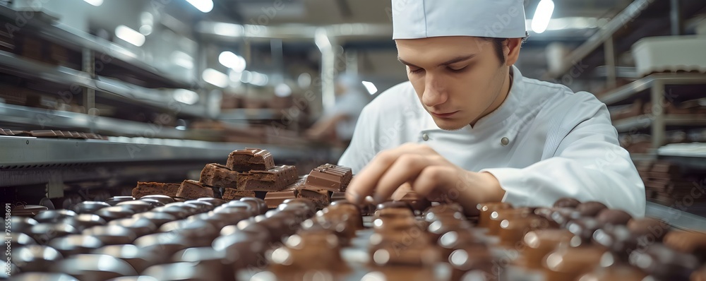 Working quietly unnoticed in the background of a chocolate factory ...