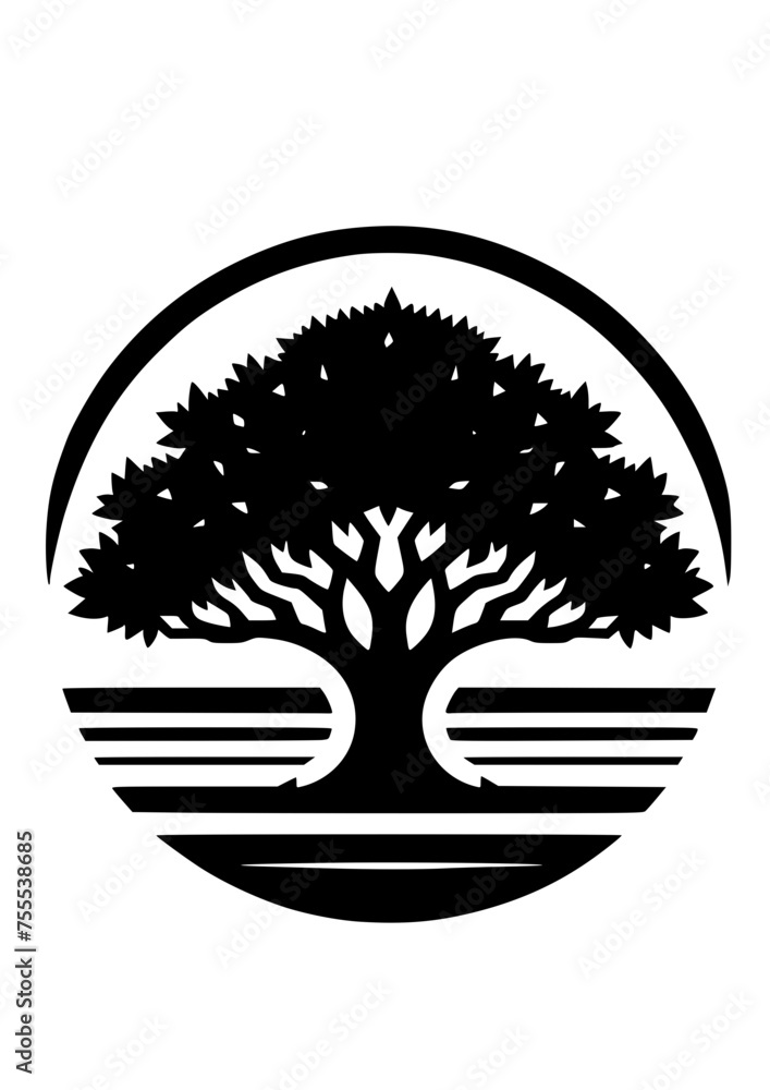 Tree Svg, Tree Clipart, Tree Cricut, Tree Cut file, Oak Tree Svg, Tree ...