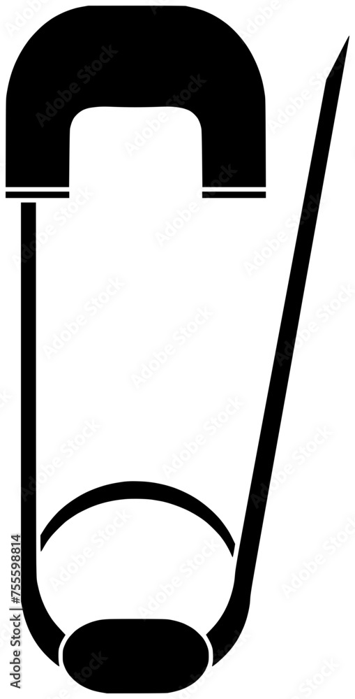 safety illustration pin silhouette infant logo baby icon child outline ...