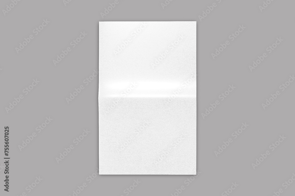 Empty, blank, white newspaper Mock up, front page and page spread on ...