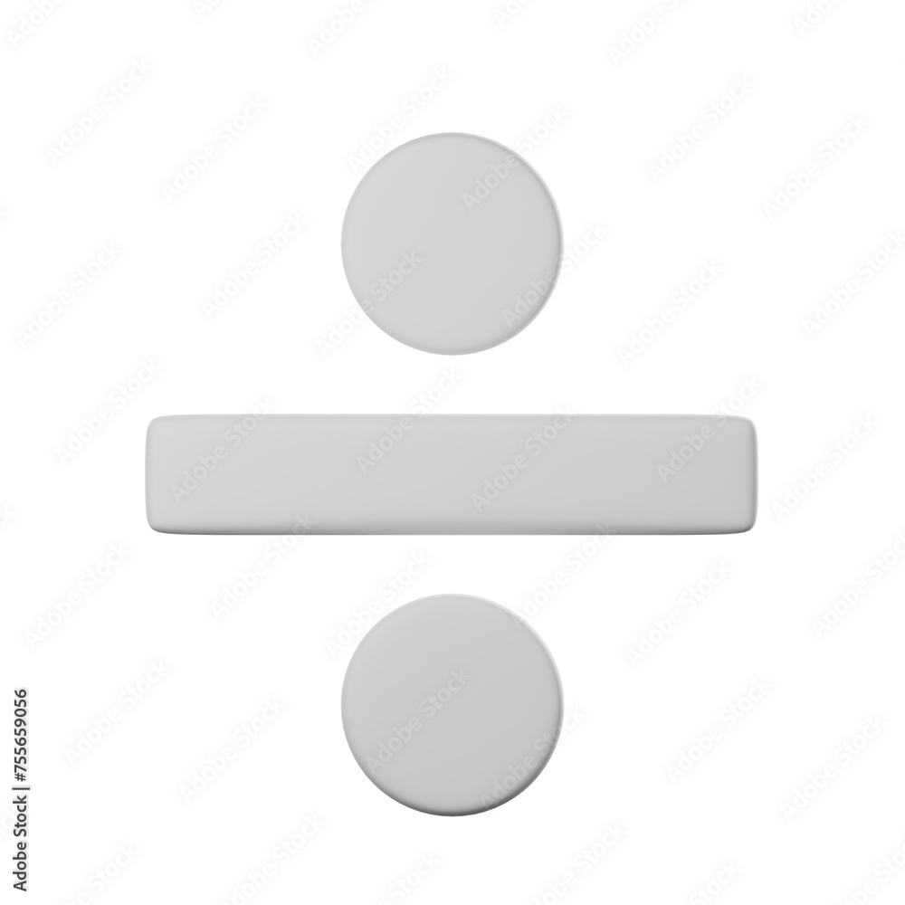 Divide and Conquer Symbol of Division and Strategy 3D render Stock ...