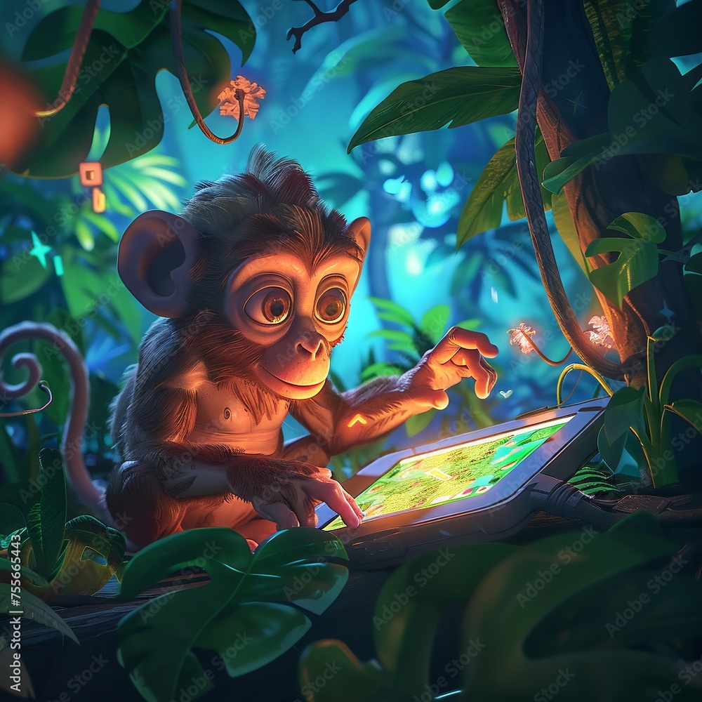 Monkeys design video games in a jungle lab coding adventures inspired ...