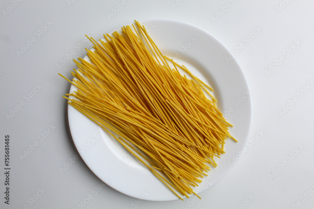 Mie lidi, traditional snack from Indonesia. Noodle-like texture, fried ...