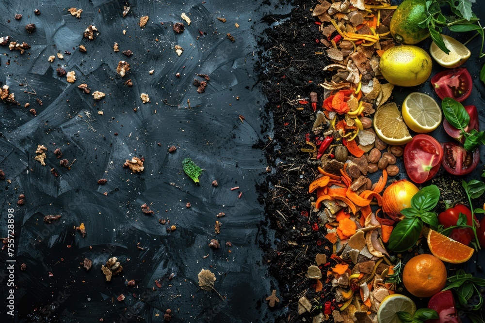 Generative AI, half of food waste compost and half of soil ...