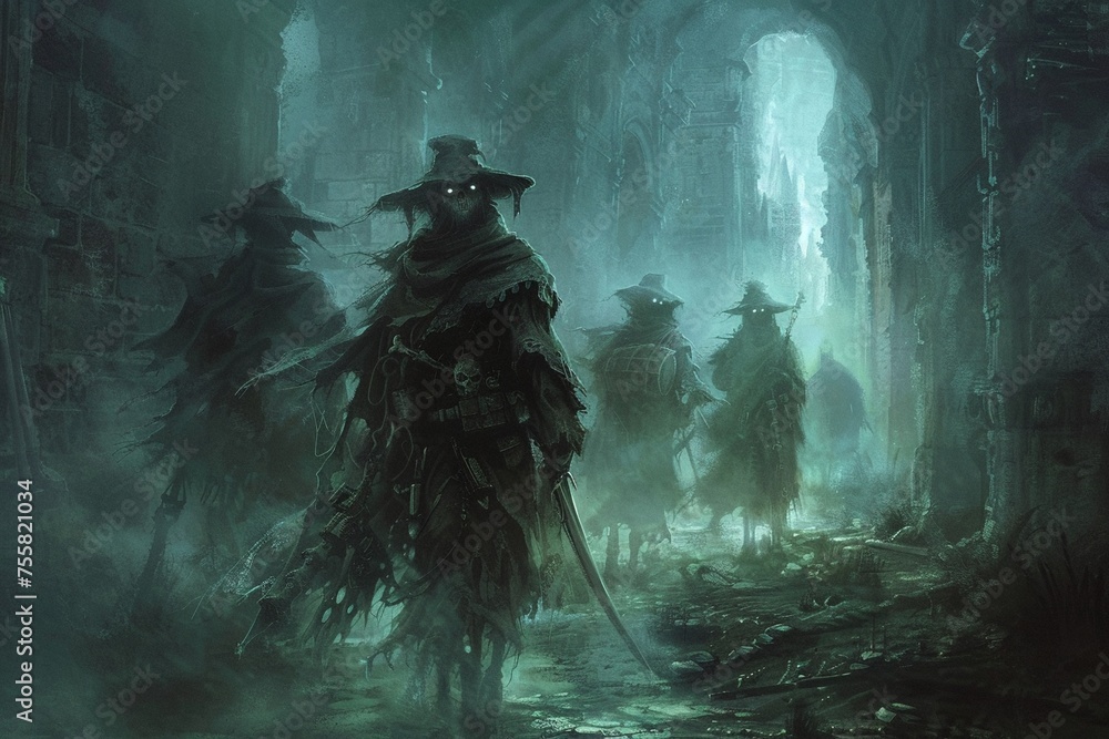 Steampunk of As they navigated the twisted corridors of the virtual ...