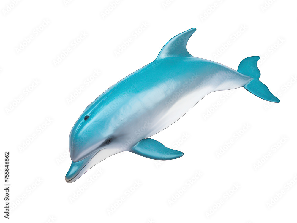dolphin stuffed animal isolated on transparent background, transparency ...