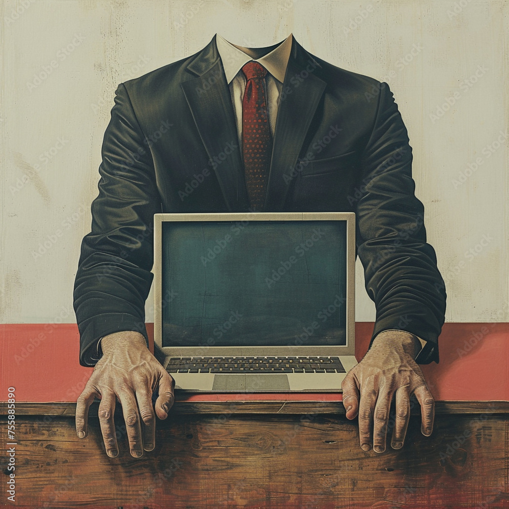 El concepto es una doble exposici?^3n de un hombre de negocios trabajando con las manos sobre un ...
