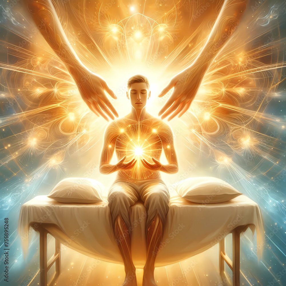 yoga, meditación, mujer, silueta, carroceria, loto, ejercicio ...