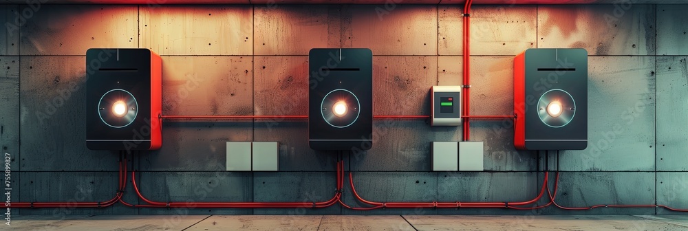 Solar backup battery bank on a sustainable home - house with Lithium ...