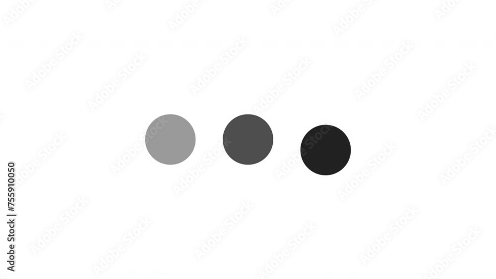 Typing loading dots on transparent background with alpha channel ...