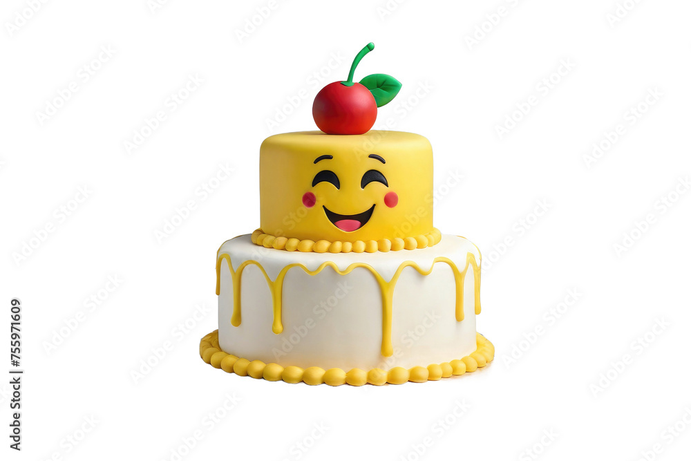Full-body cake emoji, meticulously sculpted with fondant and ...