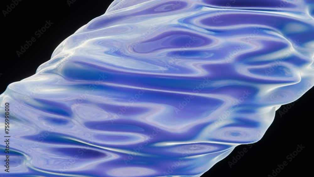 Absatract 3d liquid fluid aqua water wet splashing oild motion flow ...