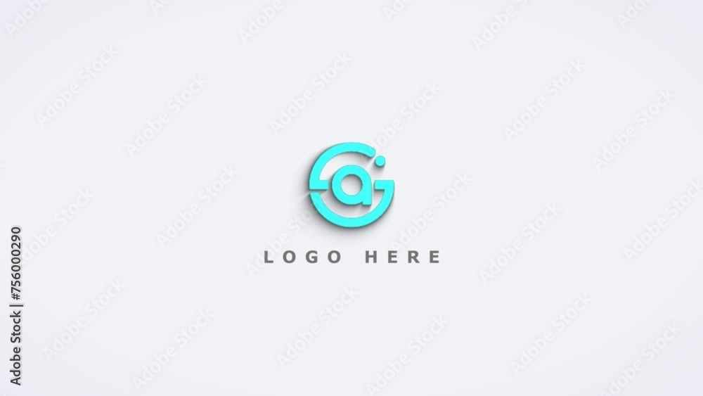 Water electric splash 3d energetic hyper logo reveal fully editable template. 4k HD, 3d reveal ...