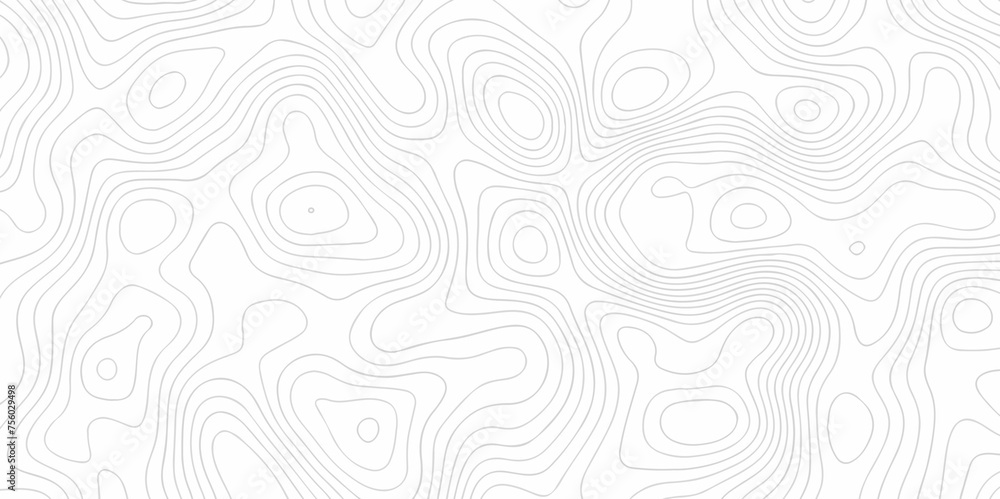 Lines Topographic contour lines vector map seamless pattern. Geographic ...